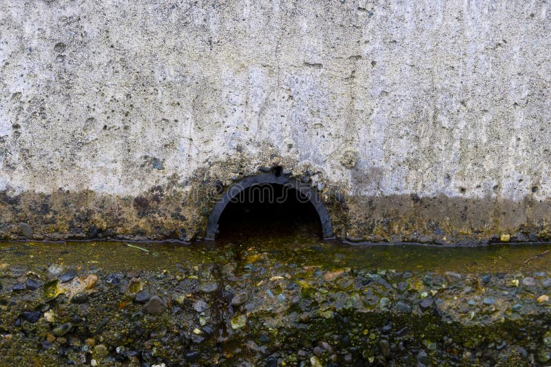 Storm Drain Pipe Close Up stock image. Image of park - 269861427