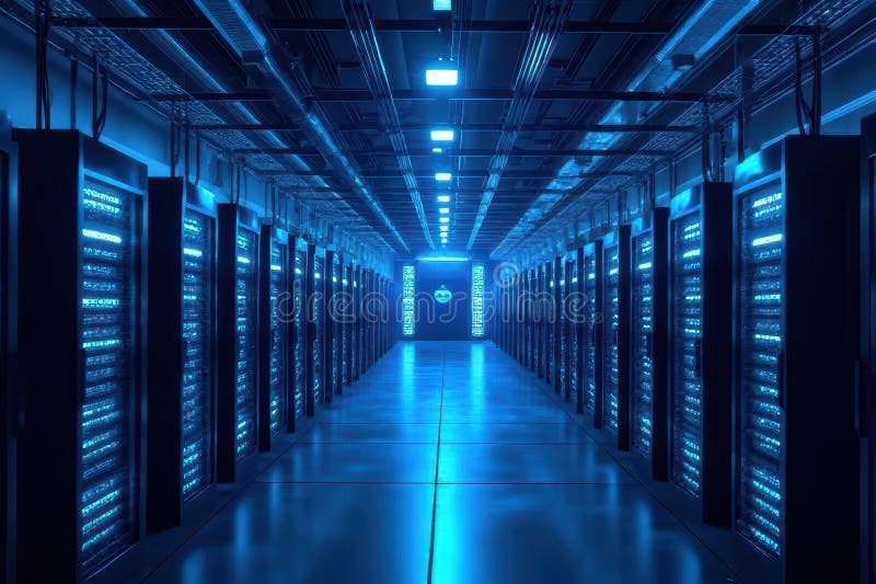 Image of Optimized Backend Hosting Infrastructure Stock Illustration ...