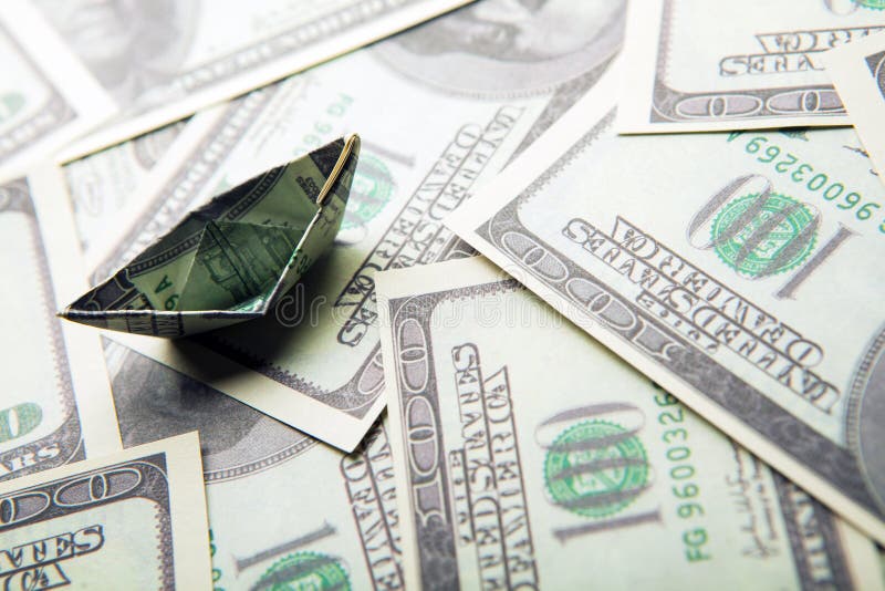 Image of Origami Money Banknote Stock Image - Image of origami, dollar ...