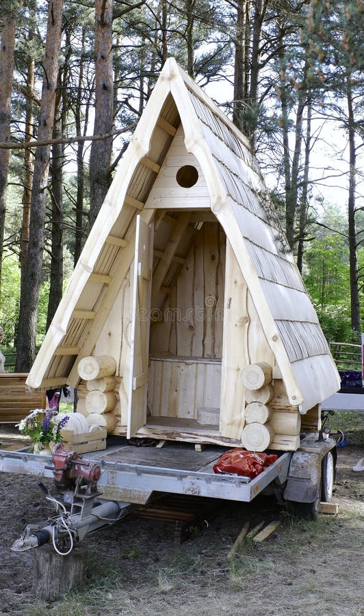 Image of an Outhouse or Outdoor Toilet in the Coun Stock Photo - Image ...
