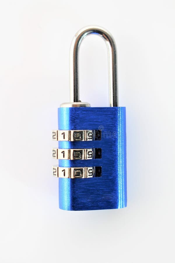An Image of a Padlock - Lock - with Copy Space Stock Image - Image of ...