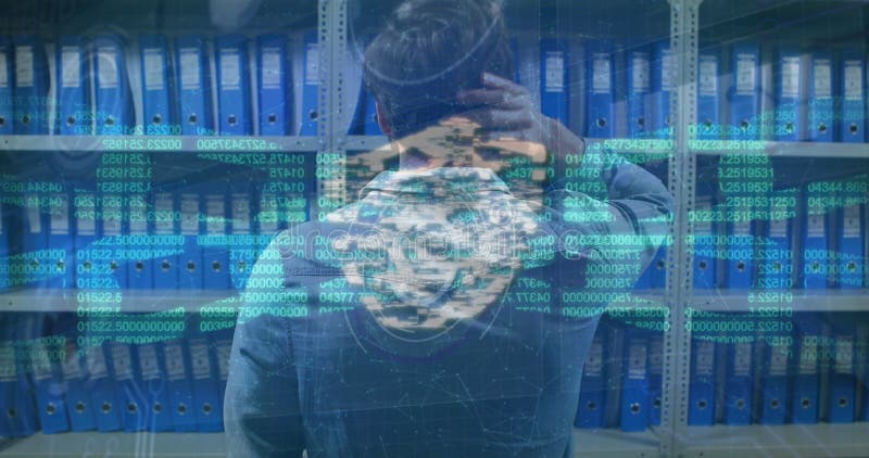 Cybersecurity Concept Man Thinking Digital Security Stock Photos - Free ...