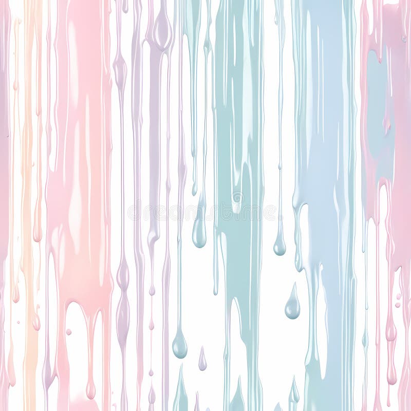 Dripping Paint, Pastel Color, Pastel Image of Paint Slowly Trickling ...