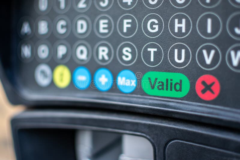 Image of Panel with Letters Focusing Attention on Concept of Being ...