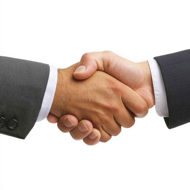 Close-Up Image: Handshake in a Business Setting Stock Photo - Image of ...
