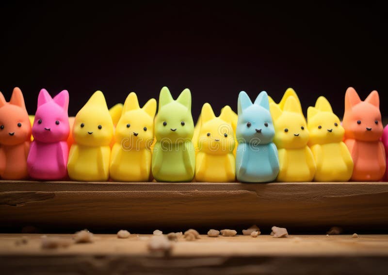 Image of Peeps Marshmallow. Peeps are a Popular Easter Candy in the US ...