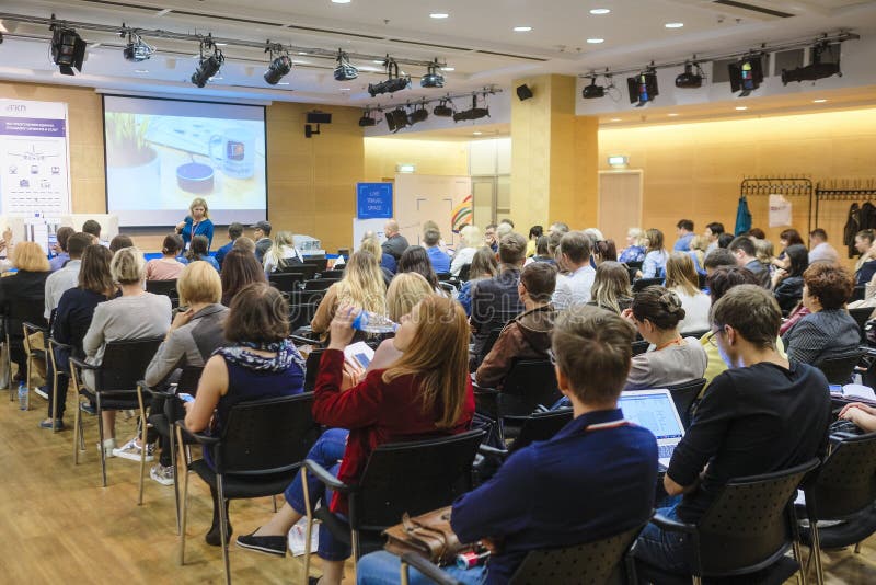 People on a conference editorial stock photo. Image of learn - 126459088