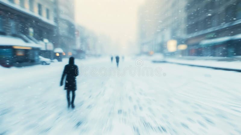 An Image of People Walking in Rush Hour, AI Generative Stock ...