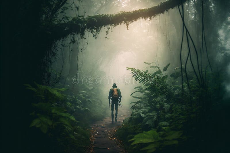 Finding Peace in Solitude: Exploring the Forest Alone, Generative Ai ...