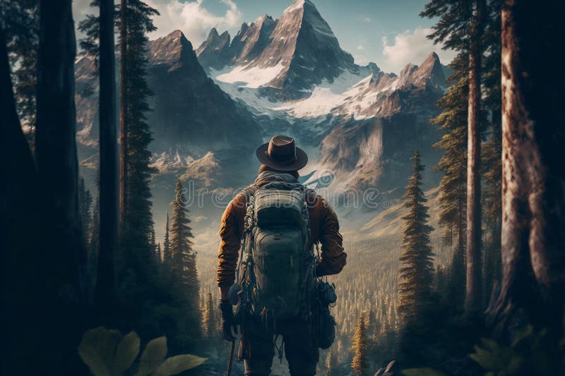 Finding Peace in Solitude: Exploring the Forest Alone, Generative Ai ...