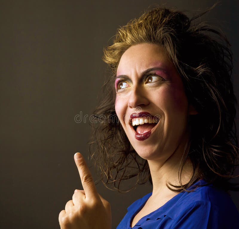Madness stock image. Image of duende, anger, fashion - 29768997