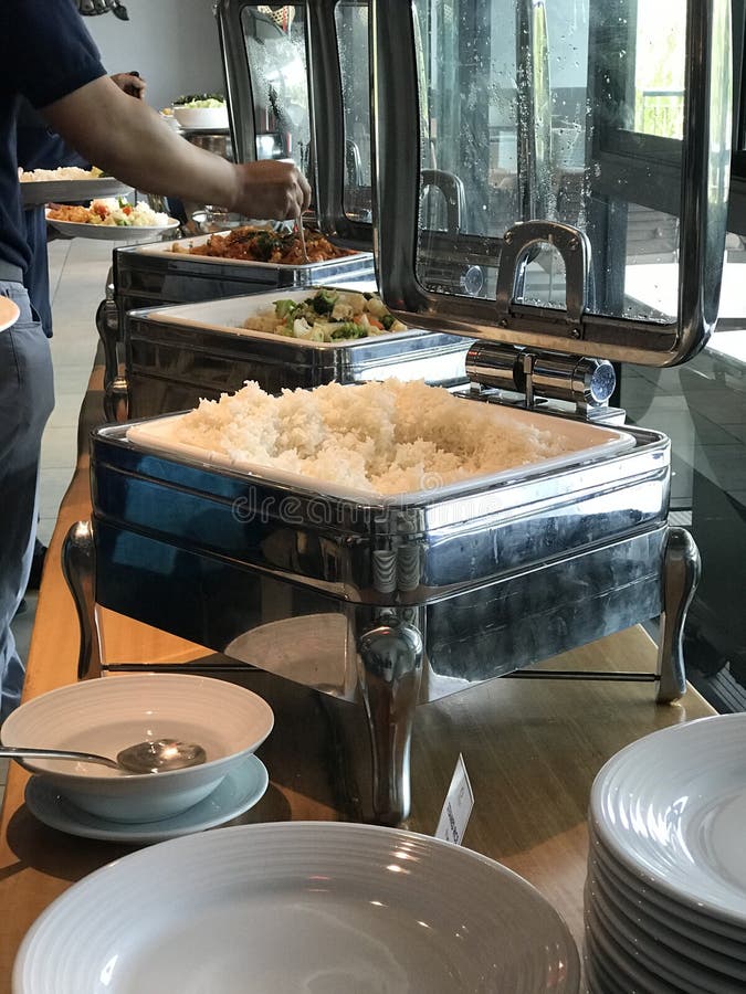 The Image of a Person Picking Up Rice Stock Image - Image of metal ...
