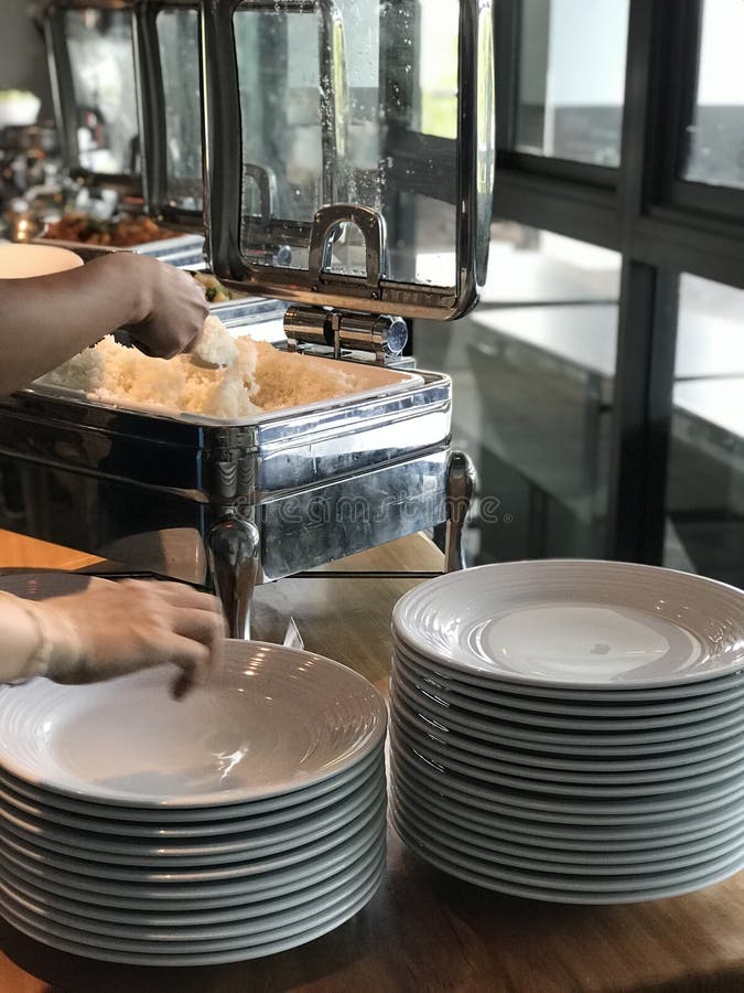 The Image of a Person Picking Up Rice Stock Image - Image of hotel ...