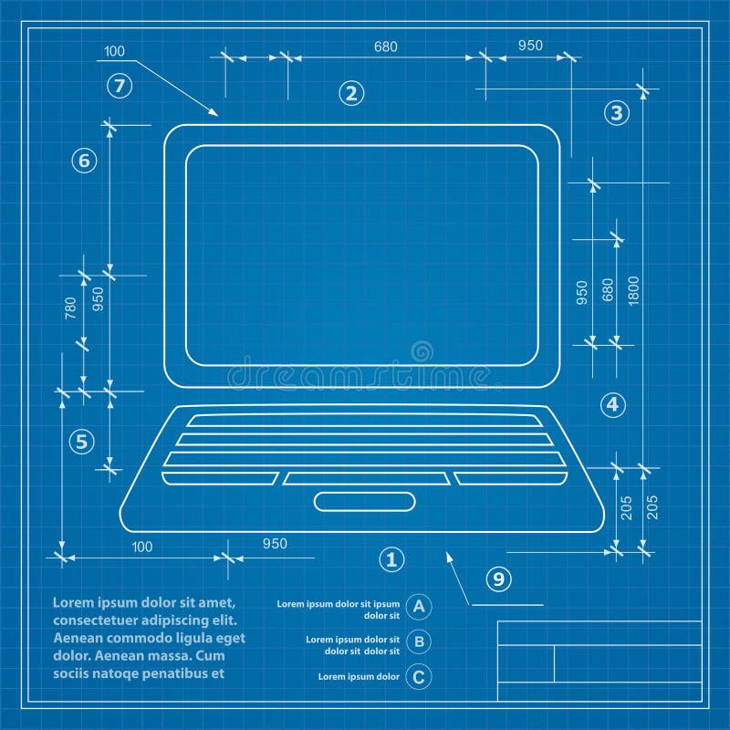 Computer Blueprint Stock Illustrations – 10,281 Computer Blueprint ...