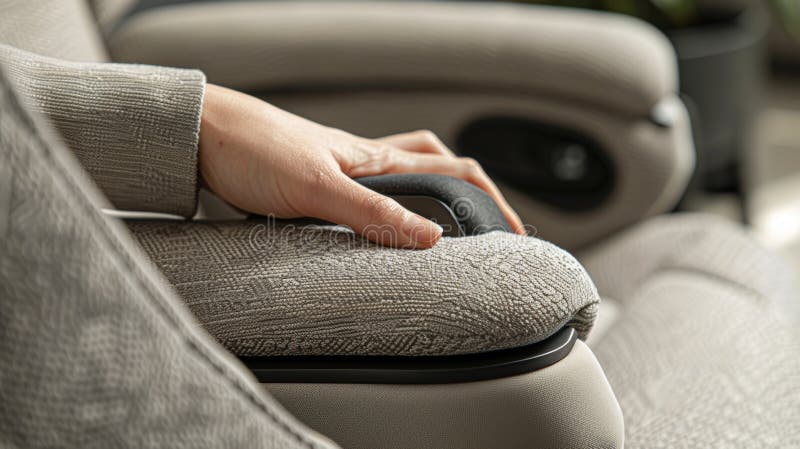 In the Image a Persons Hand is Shown Reaching for a Rotating Handle ...