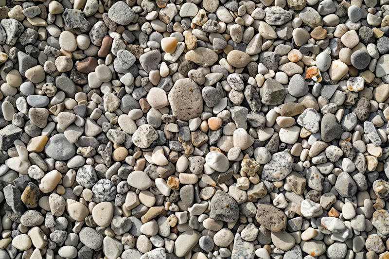 Image of Pile of Small Pebble Stones. Texture for Background Usage ...