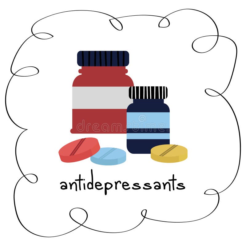 Outline Antidepressants Stock Illustrations – 113 Outline ...