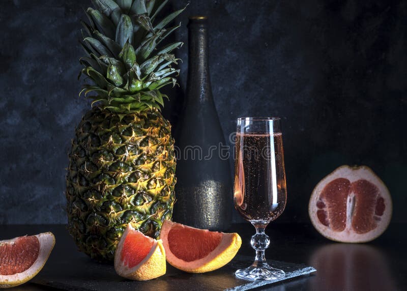 Image with pineapple stock image. Image of freshness - 174444239
