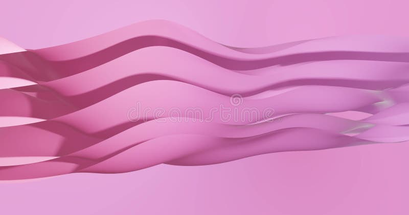 Image of Pink Gradient Layers Waving Over Pink Gradient Background ...