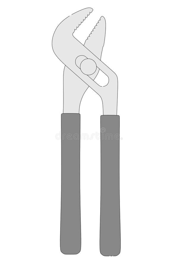 Image of pliers (tool) stock illustration. Illustration of graphics ...