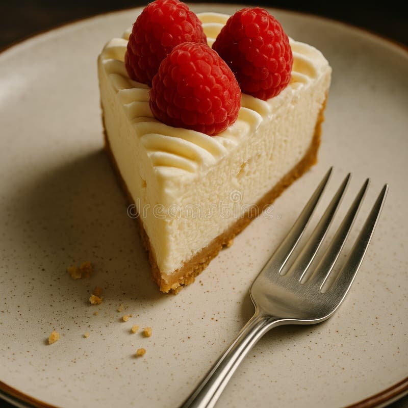 Strawberry Cheesecake Slice Stock Illustration - Illustration of cozy ...