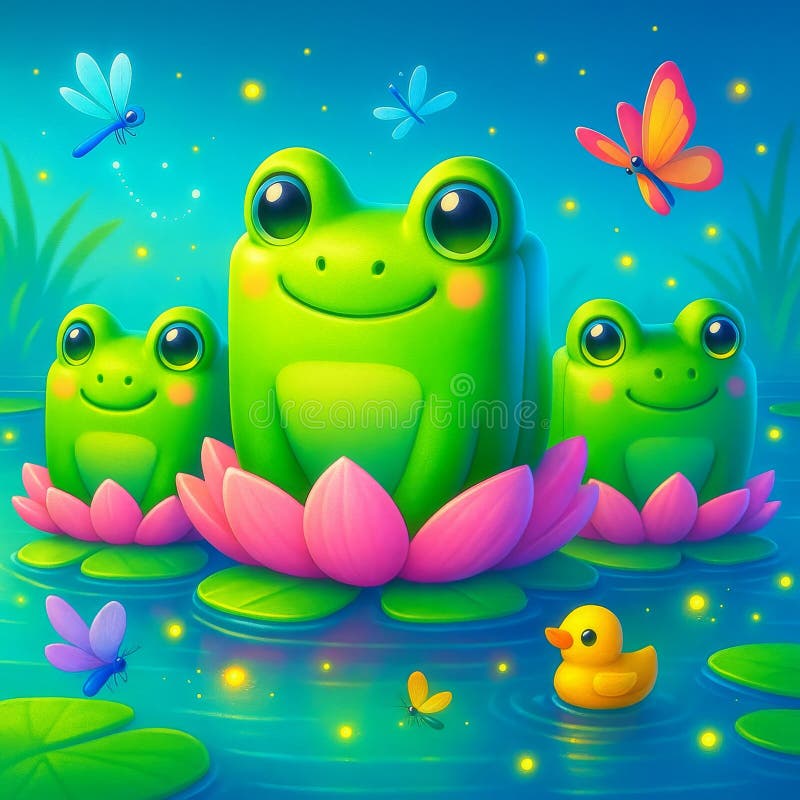 Frogs Cartoon Stock Illustrations – 6,828 Frogs Cartoon Stock ...