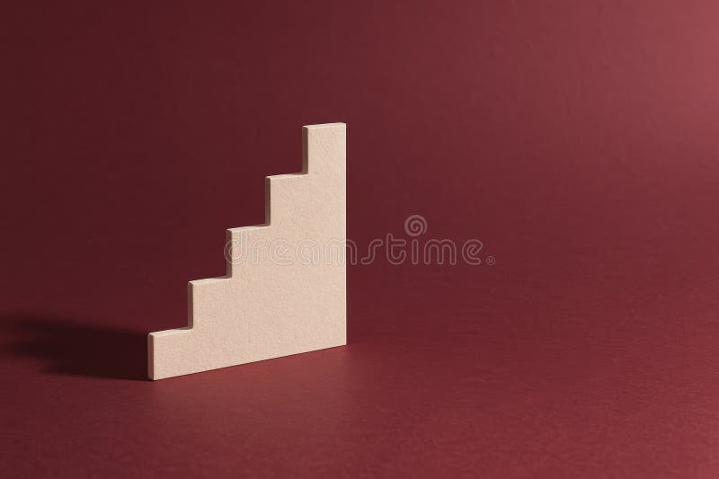 Minimal Stair Shape. Growth, Progress, Steps and Upward Movement in ...