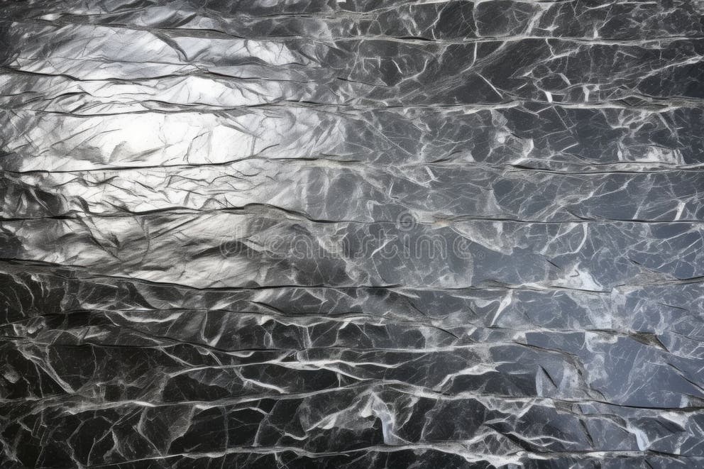 Image of a Polished Black Slate with Light Reflections Stock Photo ...