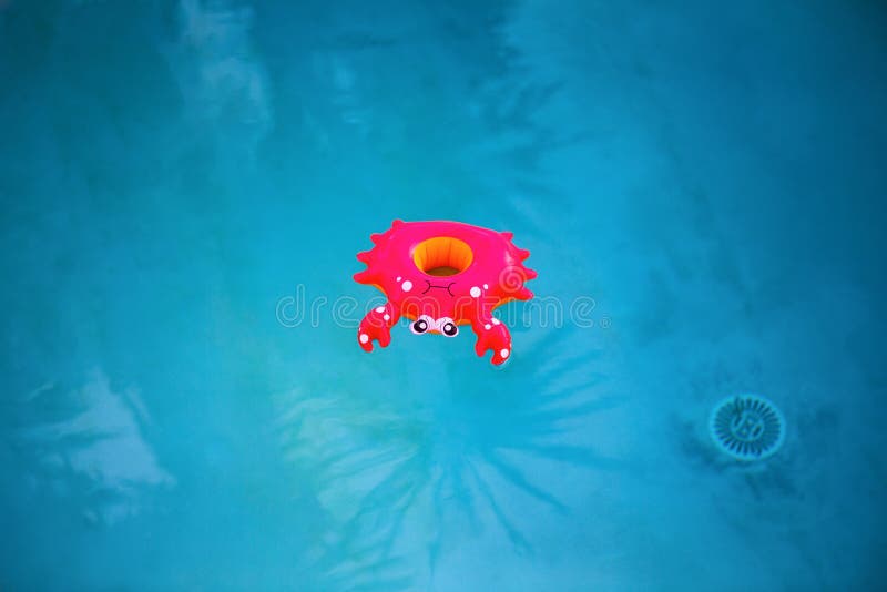 Inflatable Crab Pool Toy stock photo. Image of lake, children - 868808