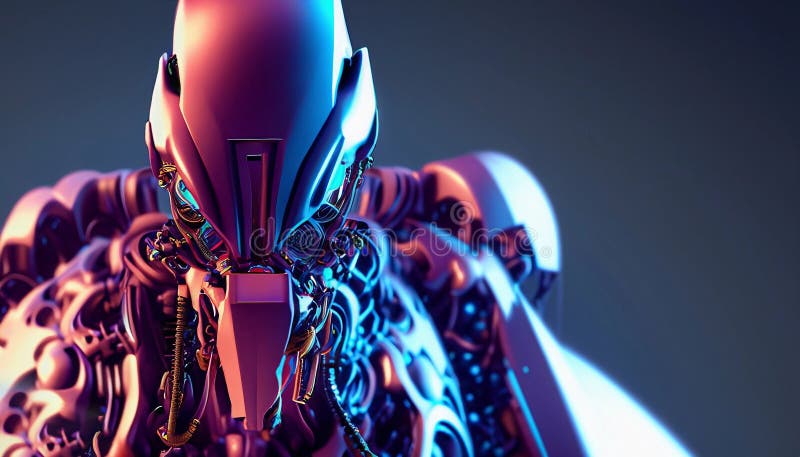 Image of the Face of a Humanoid Robot Controlled by Artificial ...