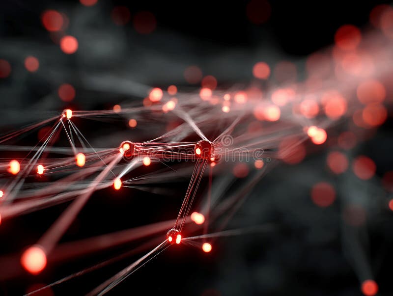 Image Portrays AI Systems As Interconnected Nodes, Symbolizing Data ...