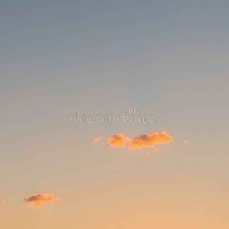 A Clear Sky with a Setting Sun Casting Long Shadows and Turning the ...