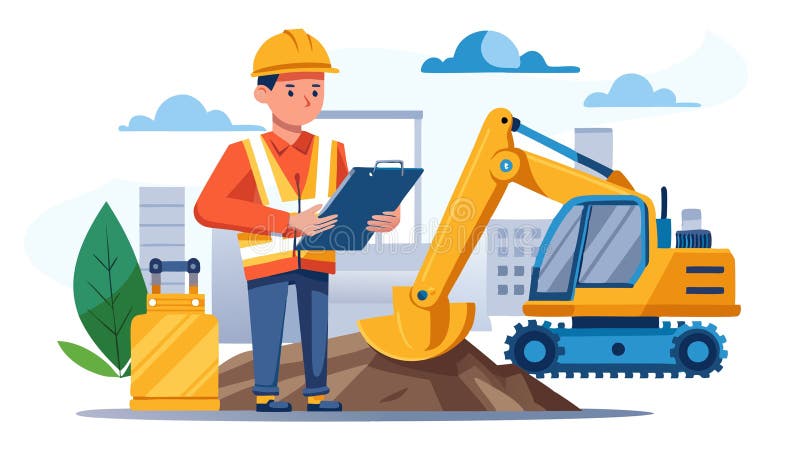 Construction Inspection Clip Art