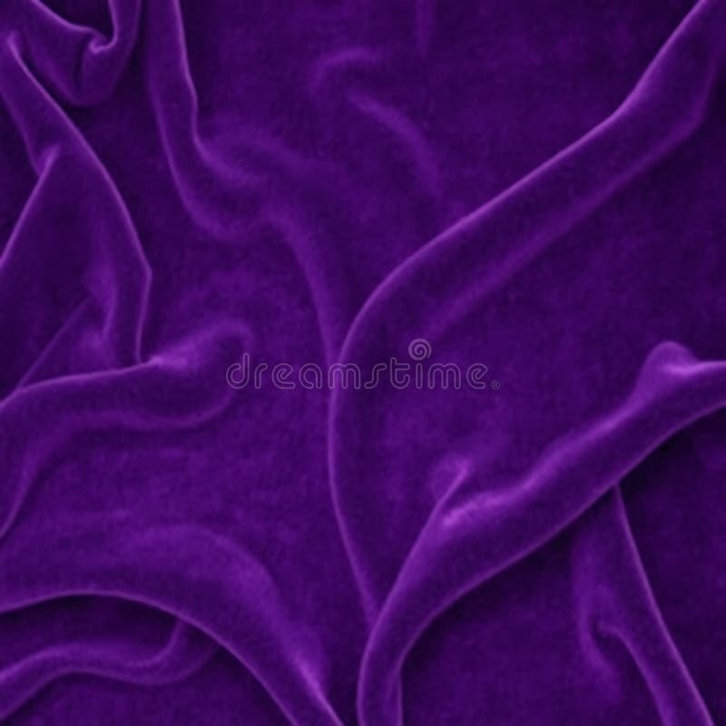 A Deep Purple Velvet Texture with Soft Folds and a Luxurious Appearance ...