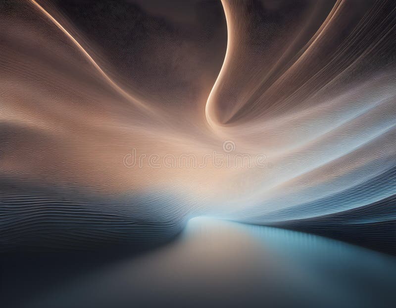 This Image Portrays a Distorted Wave Field, Reminiscent of the ...