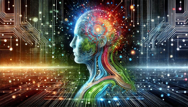 Futuristic Fusion: Human Intelligence Merging with Advanced Technology ...