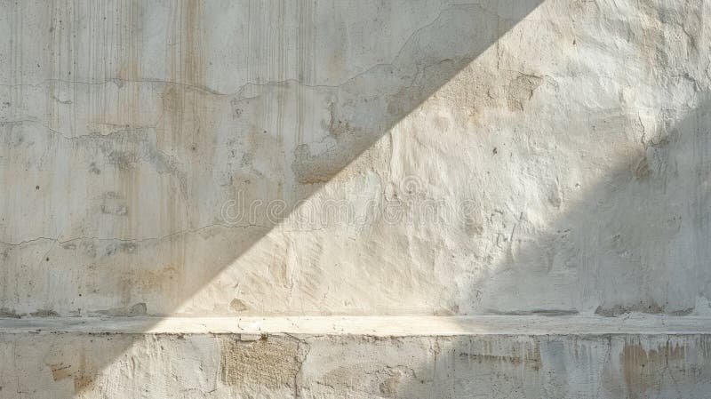 Corner Shadow on White Concrete Wall Stock Illustration - Illustration ...