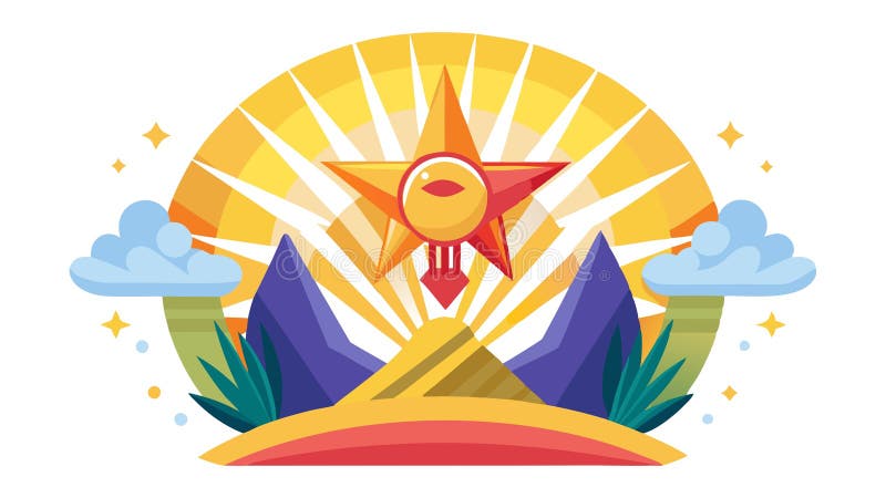 The Image Portrays a Radiant Glow, Symbolizing Pride and the Powerful ...