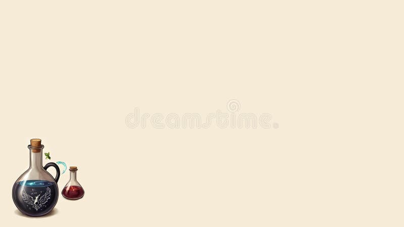 Image with a Potion in the Corner and a Large Cream-colored Space with ...