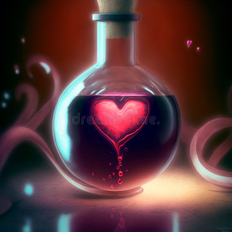 Image of a Potion in the Style of Fantasy Stock Illustration ...