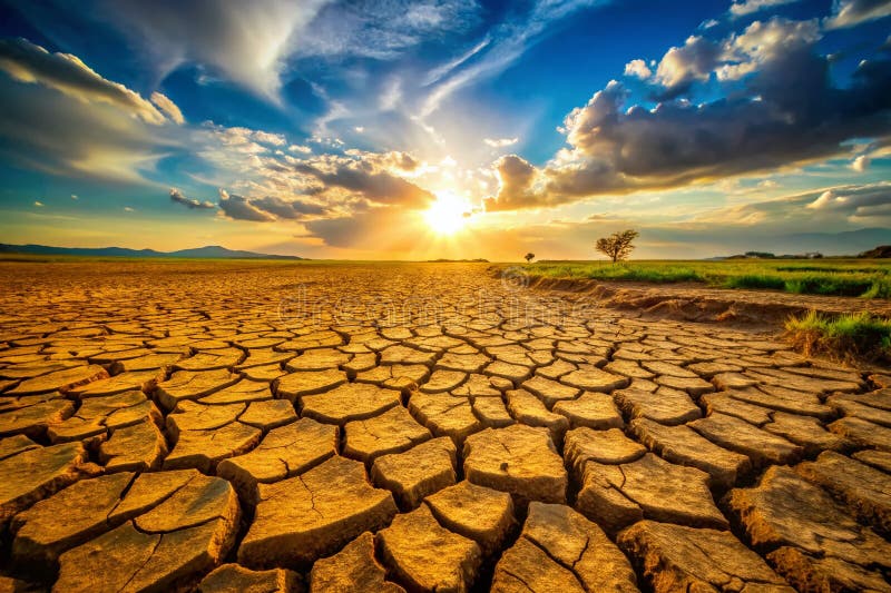 Fissured Earth a Visual Testament To Climate Change Drought and Its ...