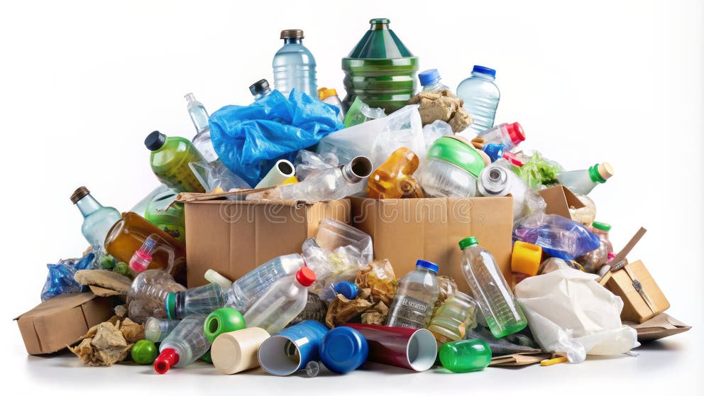 Unhygienic Recycling a Visual Representation of Improper Waste Disposal ...