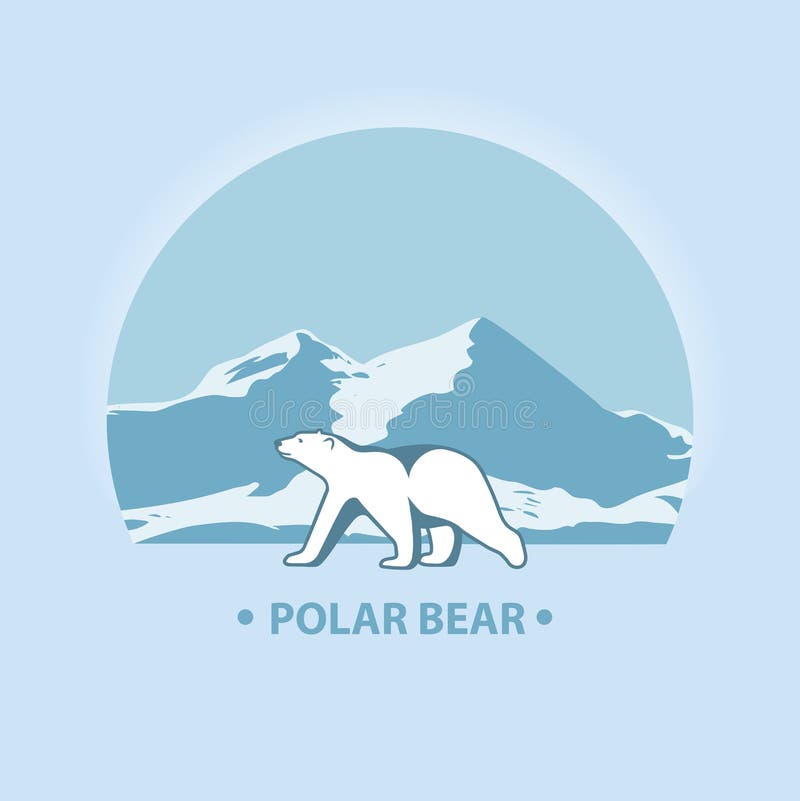 Polar Bear Symbol of the Arctic. Stock Vector - Illustration of north ...