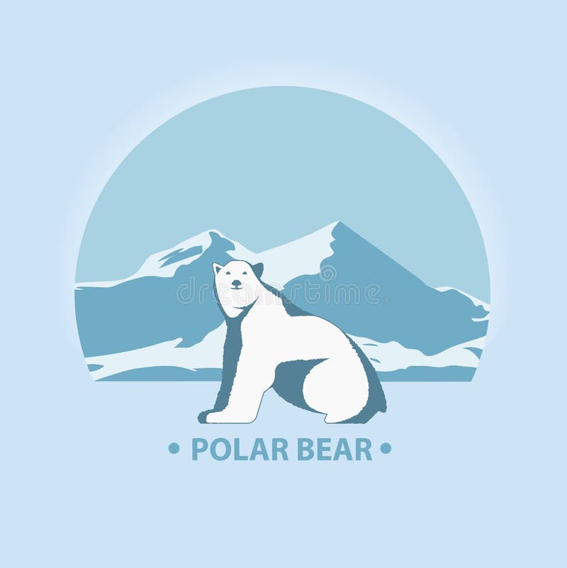 Polar Bear Symbol of the Arctic. Stock Vector - Illustration of ecology ...