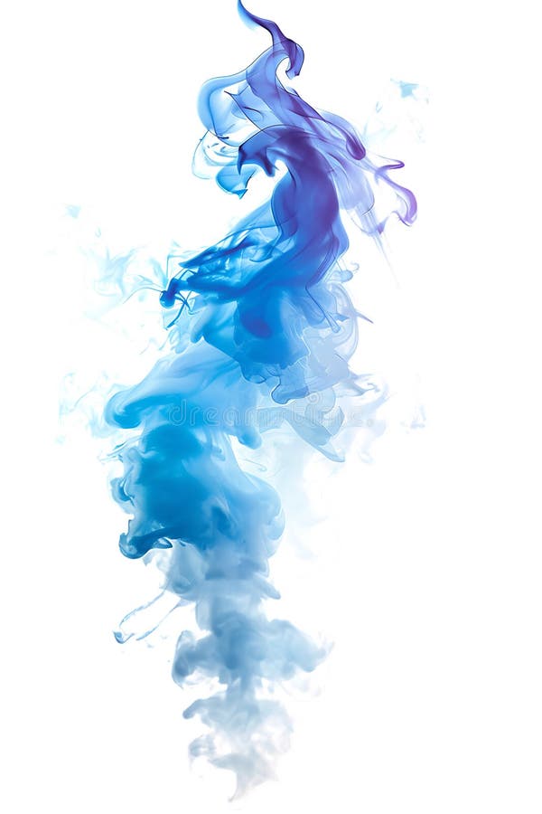 An Image Presenting a Blue Flare Cut Out Isolated in High Resolution ...