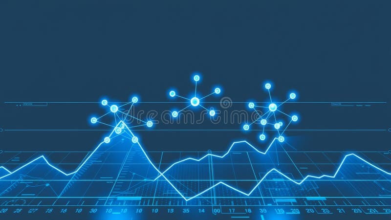 The Image Presents a Blue Toned Visual Centered Around Data and ...