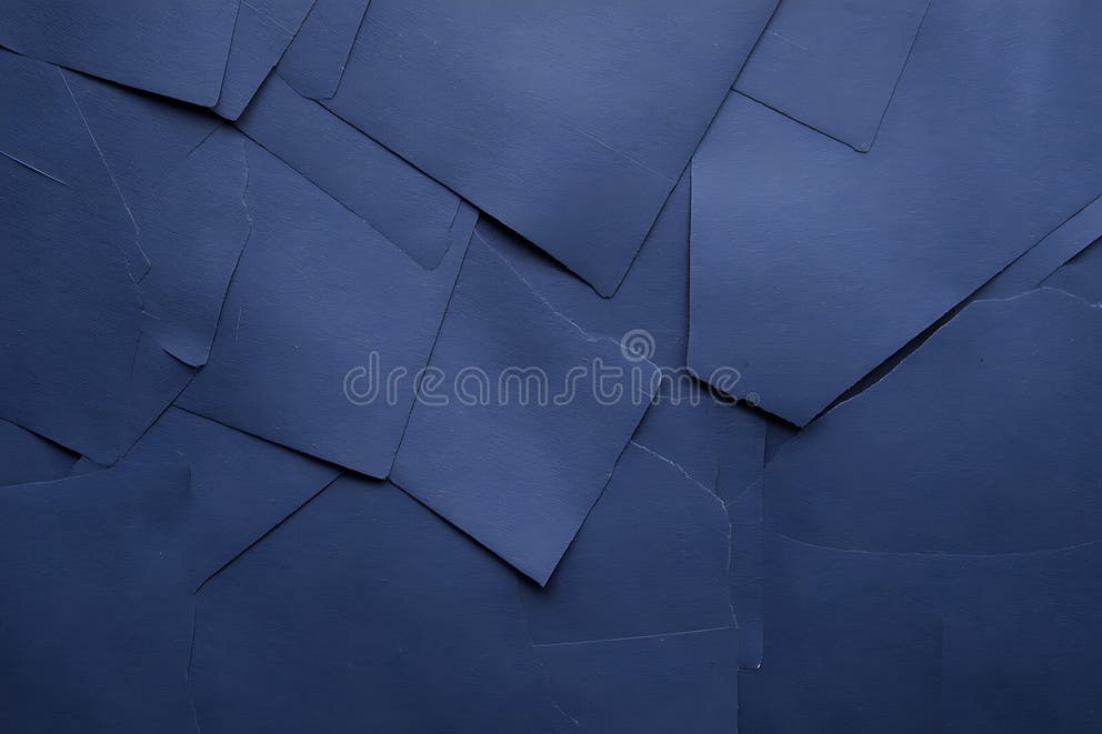 Abstract Composition of Overlapping Dark Blue Rectangular Shapes Stock ...