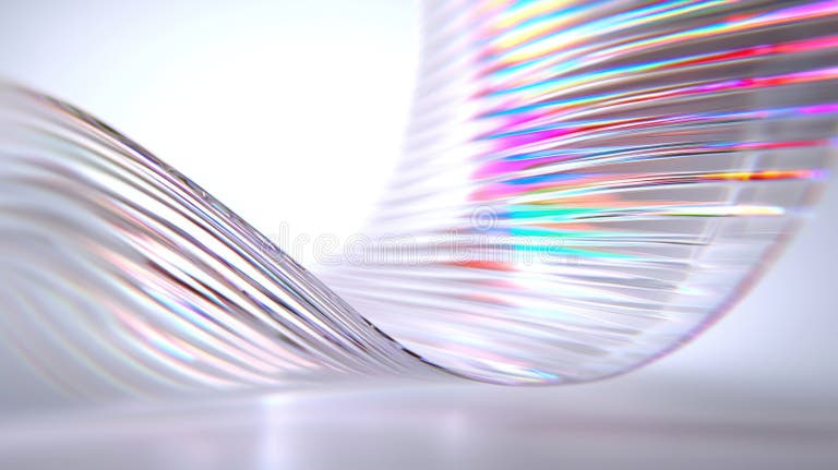 A Curved Line of Rainbow Colors Stock Photo - Image of like ...