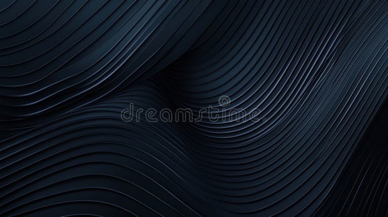 A Digital Illustration of a Wave-like Pattern Composed of Parallel ...