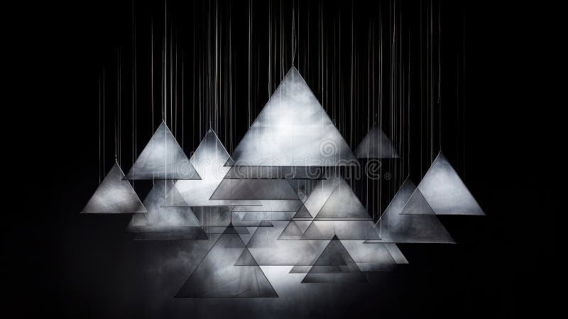 Abstract Art Installation stock image. Image of fixture - 375412817